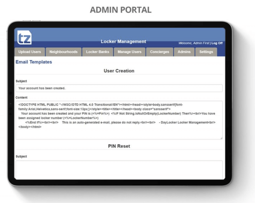 TZ SMART Locker™ | MTSS Group